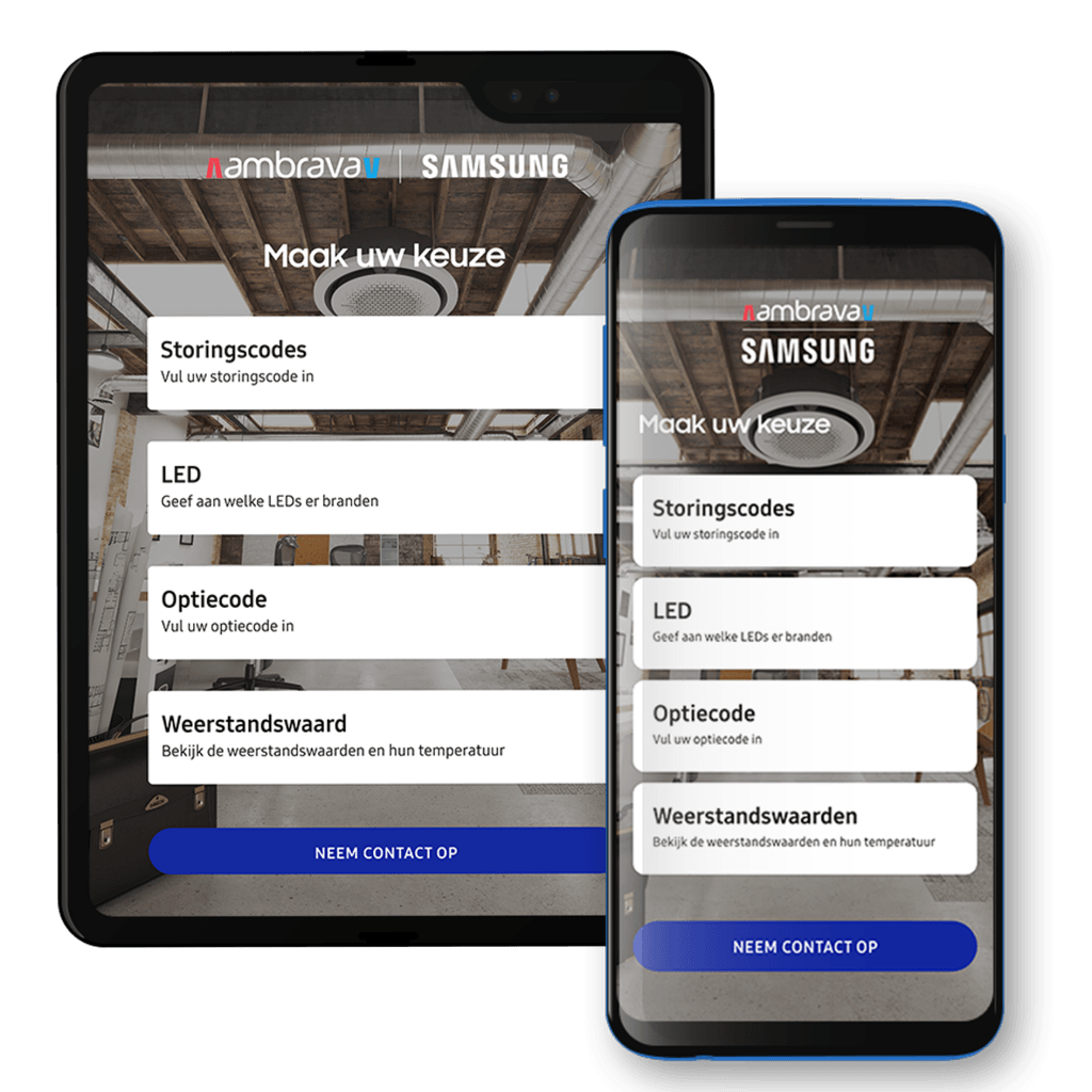 L'application Ambrava Service - Ambrava